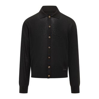 Versace Homme, Pulls, Noir, Taille: L Tricots