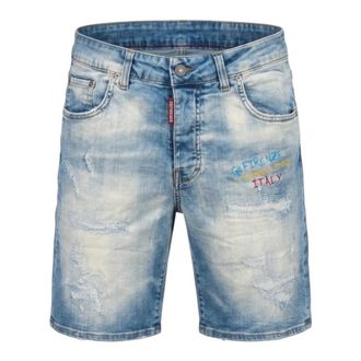 G2Firenze Denim Shorts - - Shorts - Herren - Blau - 3XL