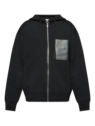 Loewe hoodie &agrave; fermeture zipp&eacute;e - Noir