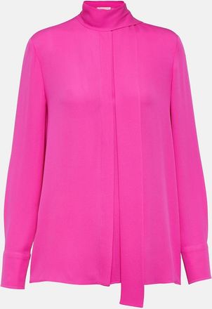 Valentino Bluse aus Seiden-Georgette