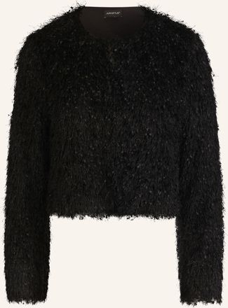 Apart Fransenjacke schwarz