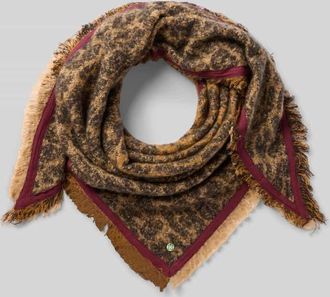 Codello Schal im Allover-Look mit Fransen