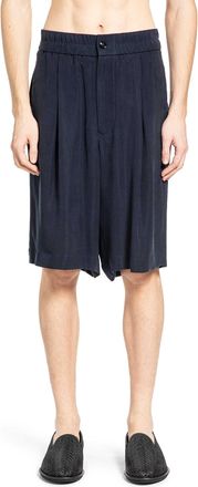 Giorgio Armani Asv Cupro Basketweave Bermuda Shorts