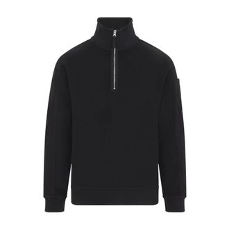 C.P. Company Polo Sweatshirt - - Sweatshirts & Hoodies - Herren - Schwarzk - L