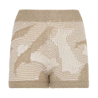 Akep Stylische Bermuda Shorts f&uuml;r Sommertage - - Shorts - Damen - Beige - S