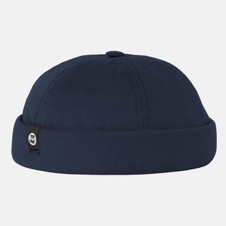 Hanseheld Docker Cap Baumwolle Blau Kurz Flach Fischerm&uuml;tze