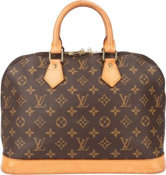 Louis Vuitton Crossbody Bags - Louis Vuitton Canvas Monogram Alma PM Handbag - Gr. unisize - in Braun - für Damen