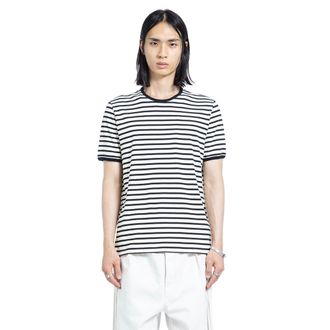 Ann Demeulemeester Aimar Standard T-Shirt in Brushed Striped Jersey