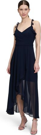 Vera Mont Damen Abendkleid mit Volant 34, Night Sky