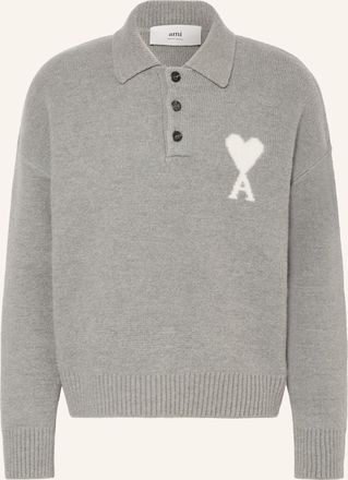 Ami Ami Paris Pullover Mit Alpaka grau