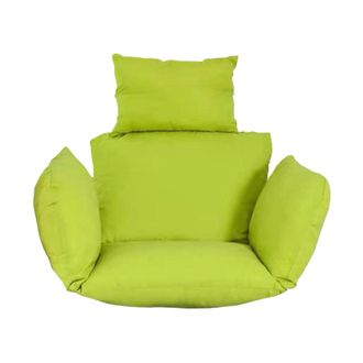 Generic Eierstuhlkissen, Standardmodell, Ersatzkissen f&uuml;r Eierst&uuml;hle mit Kopfst&uuml;tze, mit Gurten an der R&uuml;ckseite, sehr weich und atmungsaktiv