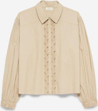 Alchemist Damen vegan Bluse Eva Sand Beige