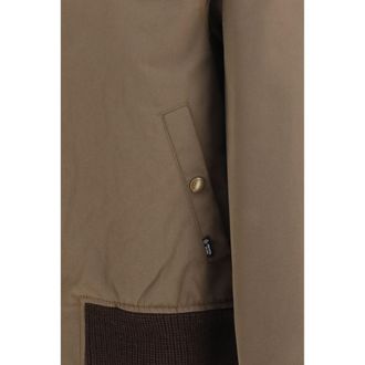 Prada Corduroy-Collar Cotton Jacket - Brown