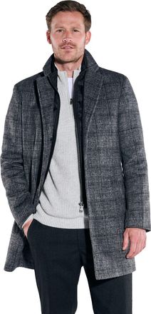 Engbers Herren Herren Mantel mit herautrennbarem Inlet, Anthrazit, 37539, Anthrazit in Gr&ouml;&szlig;e 58