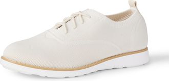 Amazon Essentials Damen Elegante Strick-Oxford-Sneaker, Wei&szlig;, 38.5 EU