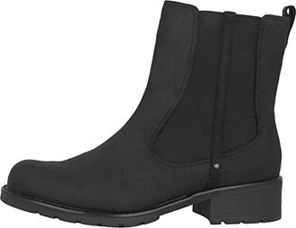 Clarks Orinoco Club, Bottes Chelsea Femme - Noir Black Leather - 37.5 EU