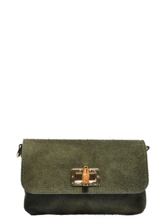 Luisa Vannini Khaki Rindsledertasche