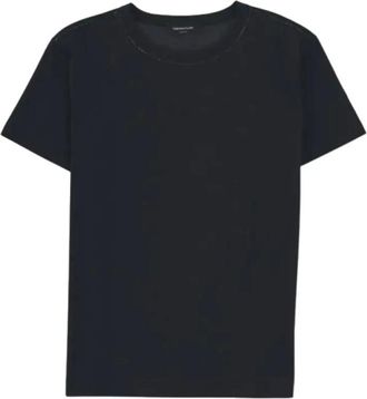 Fabiana Filippi Femme, Tops, Bleu, Taille: 40 FR T-Shirt avec Fil Diamant&eacute;