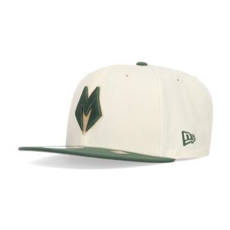 New Era unisex, Accessoires, Beige, Taille: ONE Size Casquette &agrave; Visi&egrave;re Plate