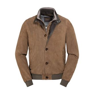 Moorer Homme, Vestes, Brun, Taille: M Blouson Aviateur Bernie-Ur