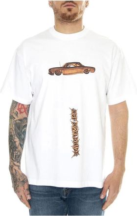 HUF Huf, Homme, Tops, Blanc, Taille: S T-Shirt Ras du Cou