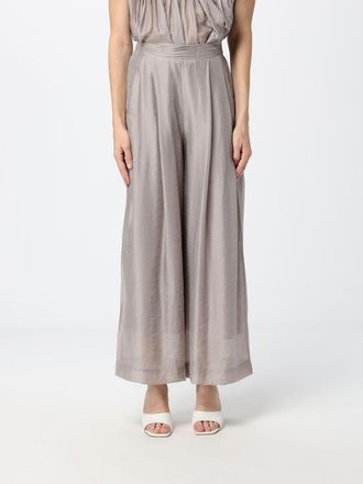 Eleh Palazzo-Hose aus Seidenmischung mit hohem Bund und weitem Bein