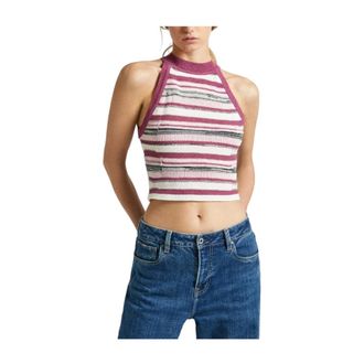 Pepe Jeans London &Auml;rmellose Oberteile - - Tops - Damen - Mehrfarbig - M