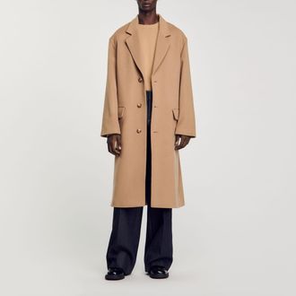 Sandro Manteau oversize