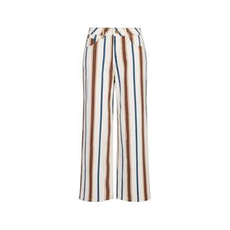 Vila Jean droit ray&eacute; en denim de coton