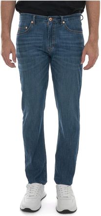 Harmont & Blaine Homme, Jeans, Bleu, Taille: W34 Wnq010 Jean en denim 5 poches
