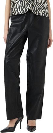 Vero Moda Yassophie Hw Leather Pants Noos