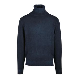 FILIPPO DE LAURENTIIS Dolcevita Turtleneck - Homme - Pulls - Bleu - Taille: L