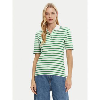 Tommy Hilfiger Poloshirt 1985 WW0WW43224 Gr&uuml;n Regular Fit