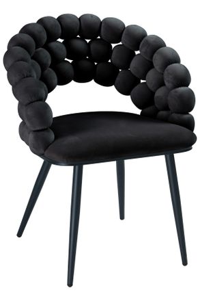 Novel Armlehnstuhl, Schwarz, Metall, Textil, Rundrohr, 58x80x62 cm, Stoffauswahl, Esszimmer, St&uuml;hle, Esszimmerst&uuml;hle, Armlehnenst&uuml;hle