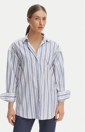 Max Mara Hemd Tessile 2615111012 Blau Regular Fit