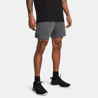 Under Armour Tech Vent Shorts f&uuml;r Herren, 18 cm Castlerock / Castlerock / Schwarz 3XL