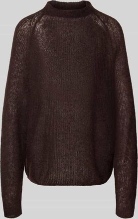 HUGO BOSS Loose Fit Pullover aus Alpaka-Mix Modell Fewena