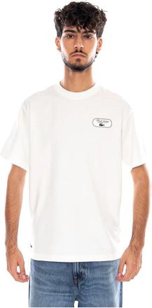 Lacoste Baumwoll-T-Shirt - - Tops - Herren - Wei&szlig; - L
