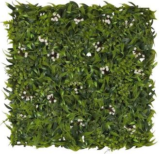 hjh OFFICE Mur végétal Artificiel More Green I 50x50 cm Tapis végétal dintérieur comme végétalisation Murale, Tableau végétal Déco, Vert