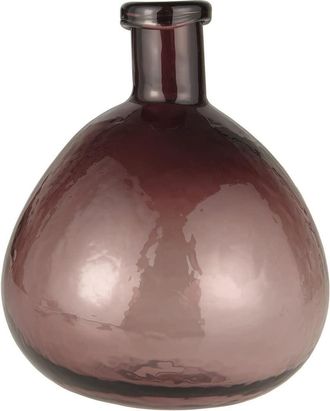 Ib Laursen Glasballon Glasflasche Malva Glas mundgeblasen von Ib Laursen