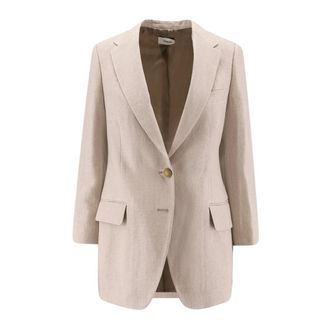 Saulina Milano Saulina, Damen, Jacken, Beige, XLGr&ouml;&szlig;e