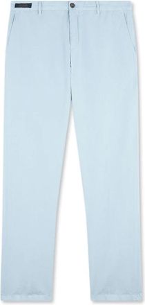 Paul & Shark Homme, Pantalons, Bleu, Taille: XL Pantalon chino en lin et coton