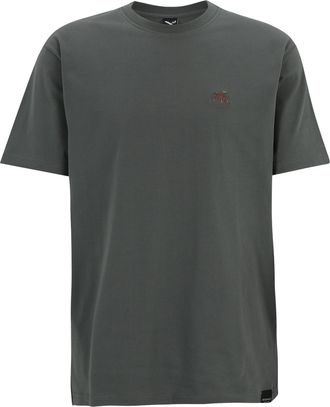 Iriedaily Herren T-Shirt PEACERIDE EMB Bio-Baumwolle Regular Fit M Dark Jungle