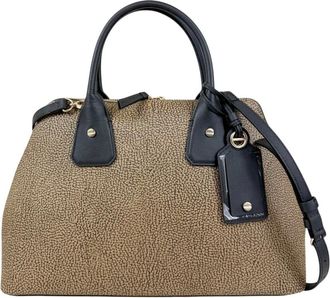 Borbonese Femme, Sacs, Beige, Taille: ONE Size Sac Bauletto Gemini