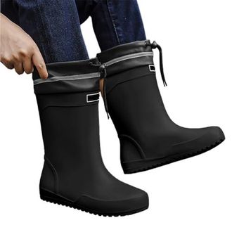 Generic Chaussure Cuisine Homme Femme Bottes Original Antidérapant caoutchouc antidérapantes résistantes aux intempéries avec Semelle intérieure déquitation l