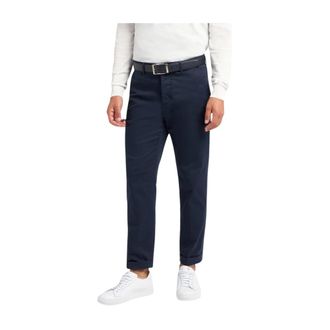 Brooks Brothers Slim Fit Double Twisted Baumwoll-Chinos - - Trousers - Herren - Blau - W33