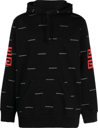 Givenchy hoodie &agrave; imprim&eacute; animalier - Noir