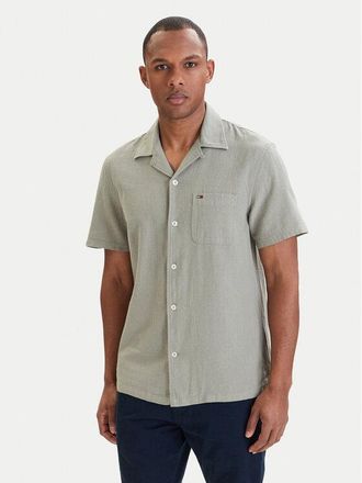 Tommy Jeans Hemd DM0DM23058 Gr&uuml;n Regular Fit