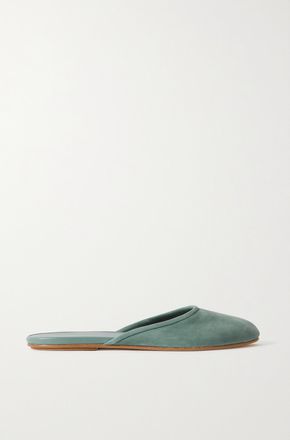 The Row Sleeper Slippers Aus Leder - Blau