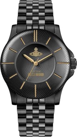 Vivienne Westwood Femme, Accessoires, Noir, Taille: ONE Size Walbrook 37mm Quartz Watch